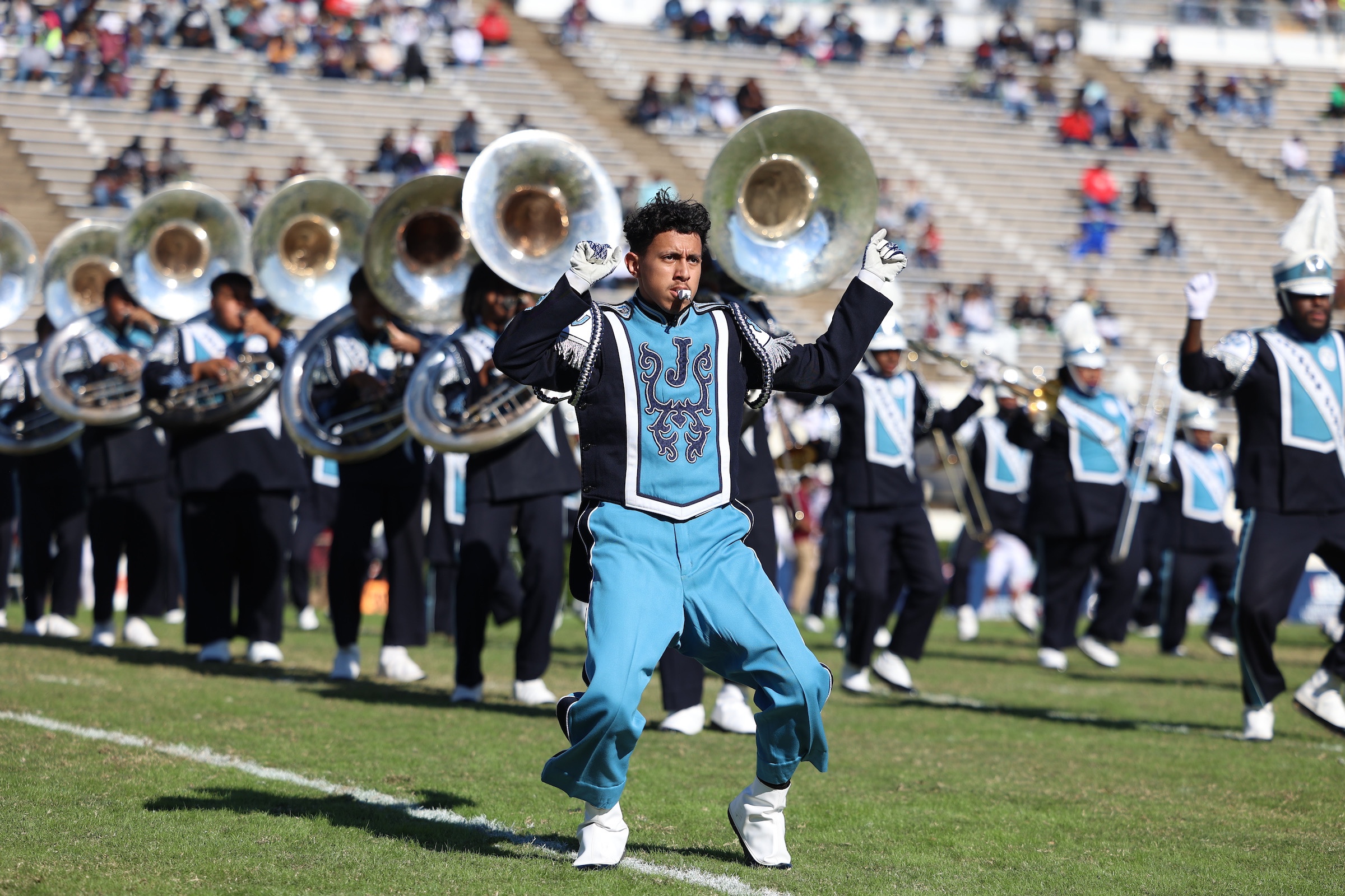 Two members of JSU’s Sonic Boom Marching Band make history as first ...