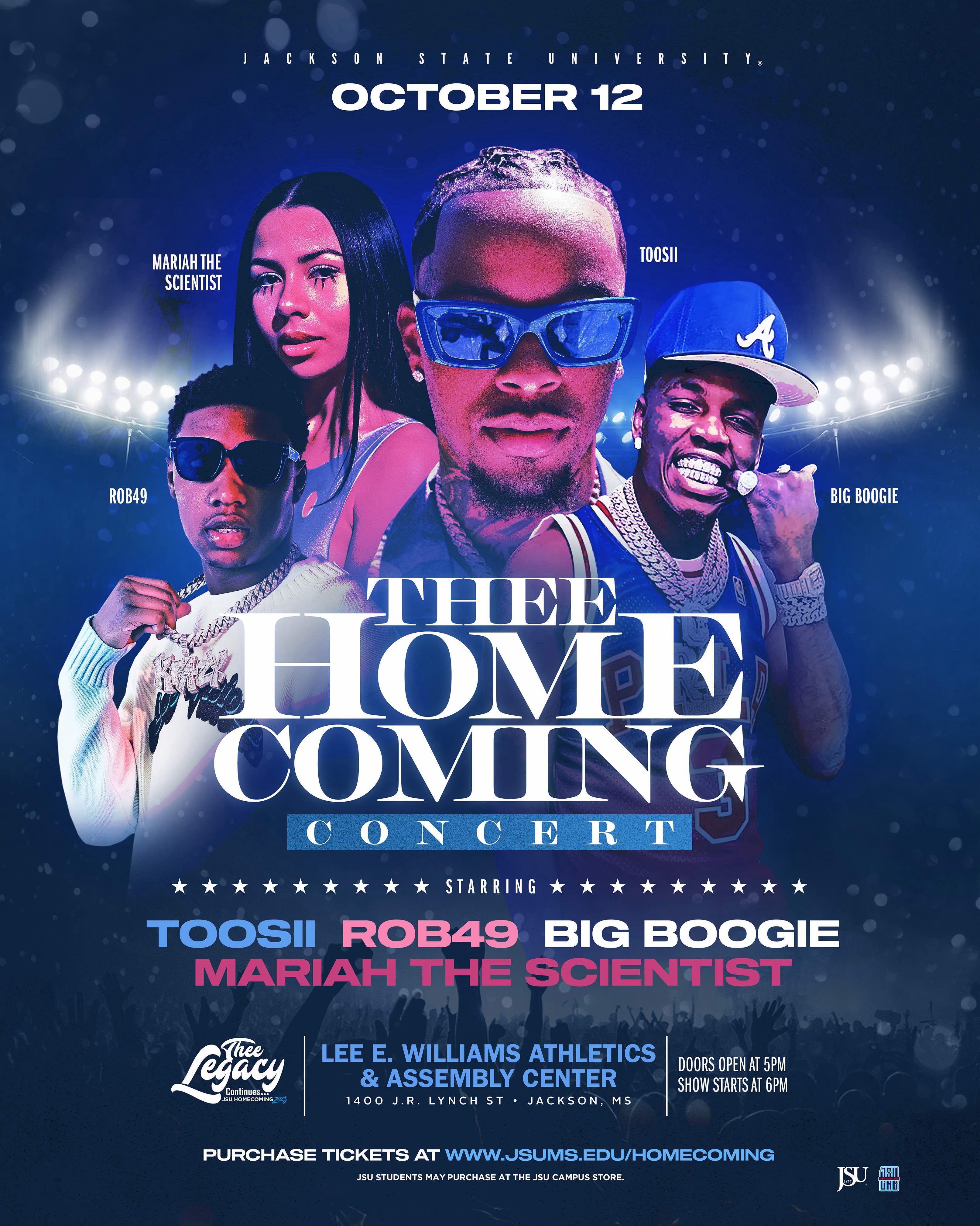 JSU announces the four artists performing at “THEE Legacy Continues ...
