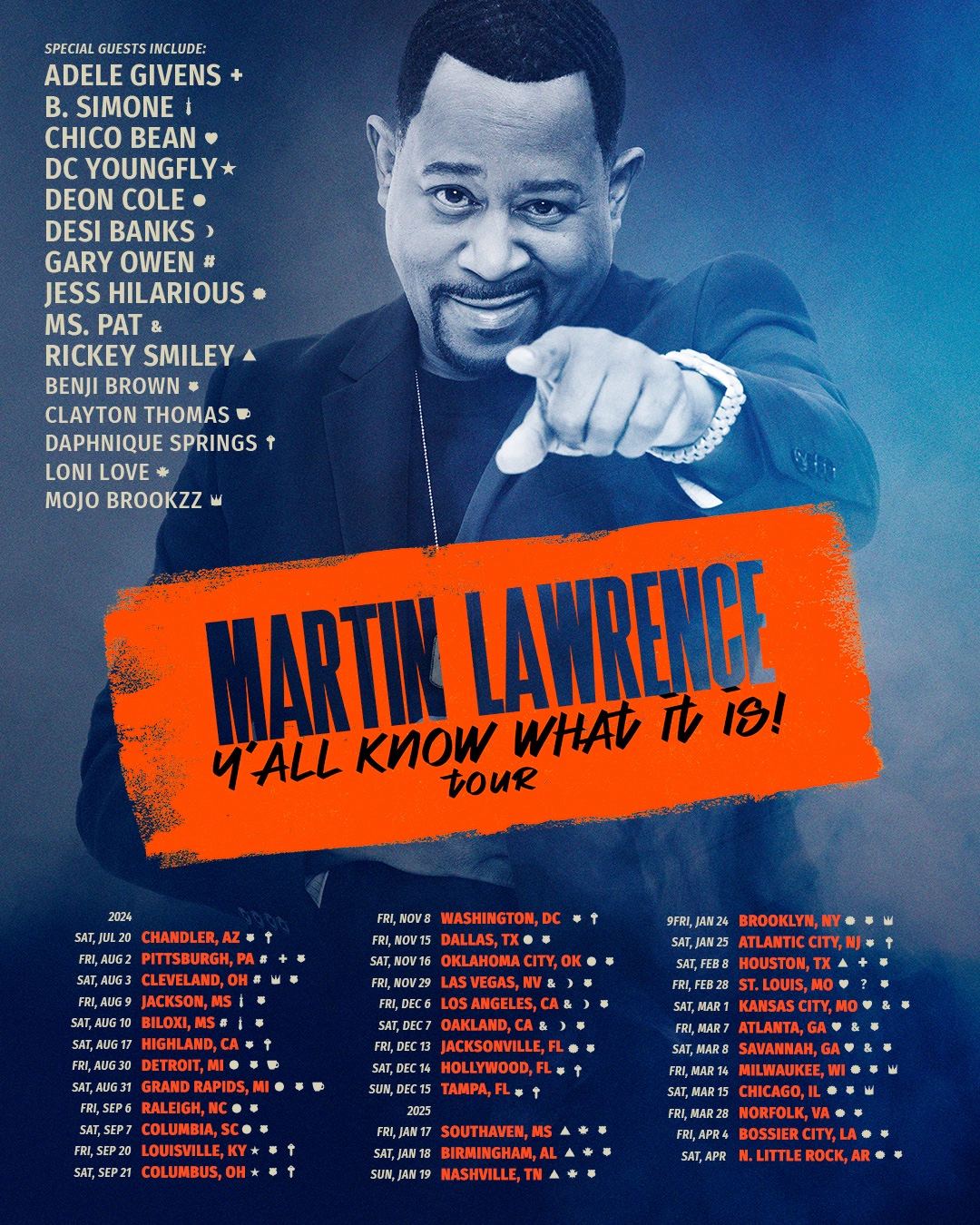 Martin Lawrence Hits the Road This Summer With “Y’all Know What It Is ...